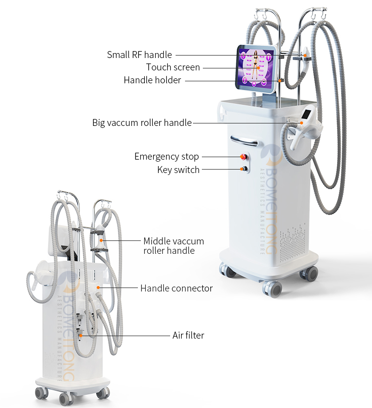 4 in 1 ultrasonic cavitation rf vacuum roller equipment Beauty slimming ...